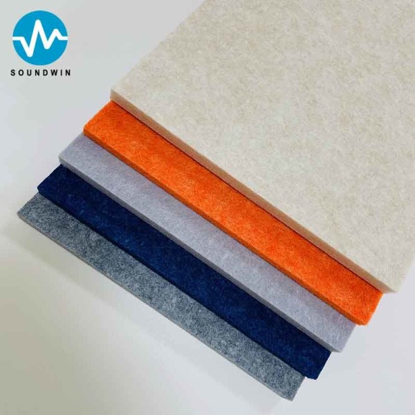 Quality Polyester Fiber Sound Proof Colorful Acoustic Panel Pet Fire Retardant Acoustic Board For Studio for sale