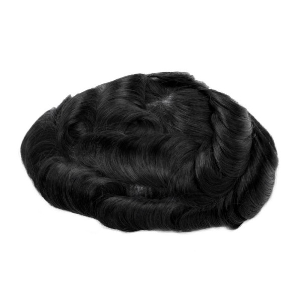 Quality Customizable Mens Toupee Hair Adhesive Attachment Method for sale