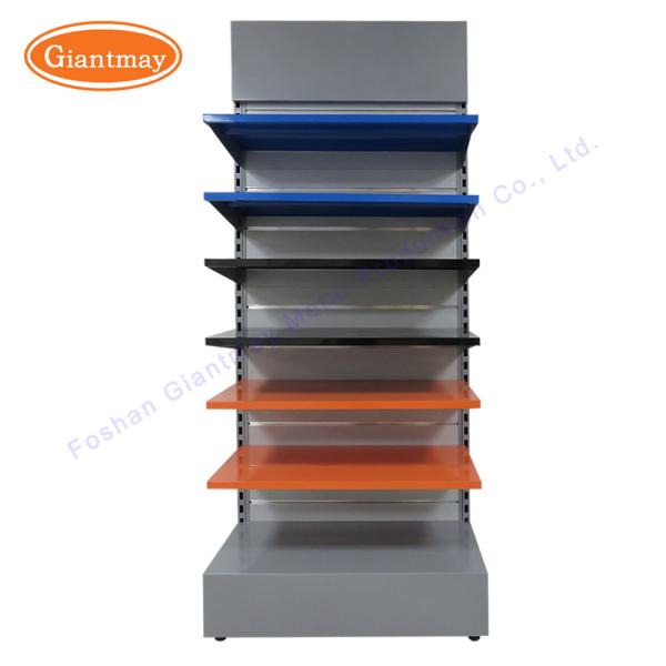 Quality Retail Cosmetic Angled Slatwall Shelves Cigarette Display for sale