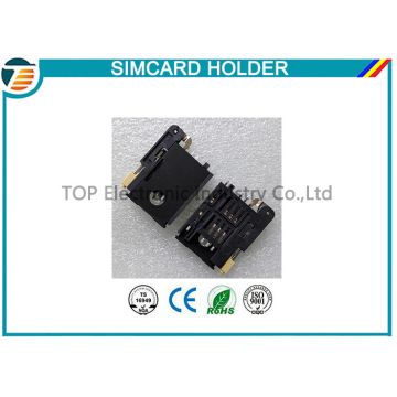 Quality 3.0mm PCB Mounting SIM Card Holder With Button Release TOP-SIM05 for sale