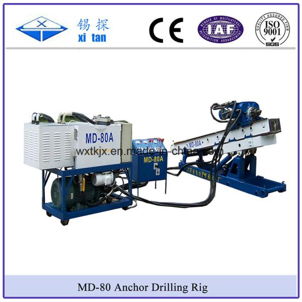 Quality Small Size Anchor Drilling Mining Exploration Drilling DTH Hammer Drill Water Well Drill Micropile Drill MD - 80A for sale