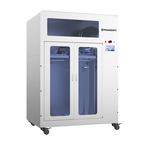 Quality MakerPi K600 China Newest Enclosure Dual Extruder Large 600*600*800mm Printer 3d Machine Printer Big Industrial Size for sale