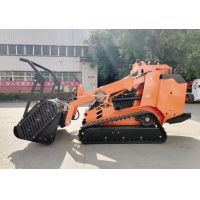 Quality 350kg Mini Tracked Skid Steer Loader LY850 Kubota engine with Mulcher for sale