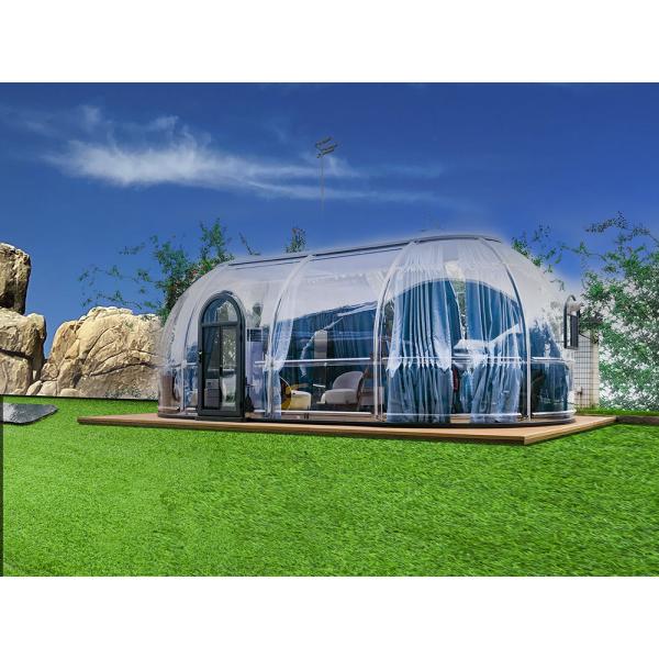 Quality Hotel Dome Tent Modular Homes Prefab Sunscreen Double Bubble Polycarbonate Dome for sale