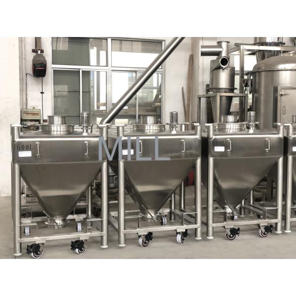 Quality SUS316L/304 Automatic Vacuum Blender For Conveyor IBC Powder Moveable Bin for sale