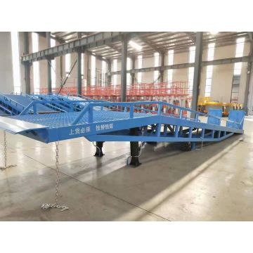 Quality 8T mobile container dock levelers portable loading unloading ramps for trucks for sale