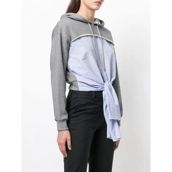 Quality Custom Tie Front Hoodies Sweatshirts For Women for sale