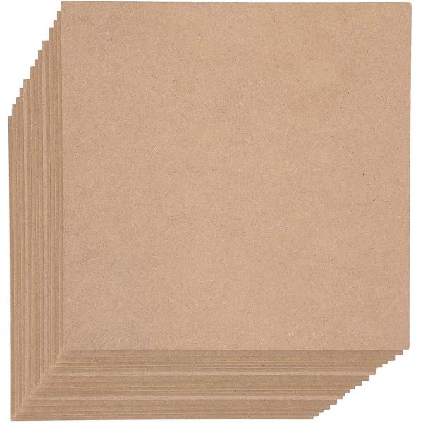 Quality Density 680-830KG/M3 Hard Boards 18mm Plain Mdf Raw Wood Fiberboards 1220*2440mm for sale