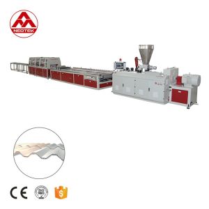 Quality Applied to factary buiding PVC Hollow Sheet Extrusion Line for Transportation for sale