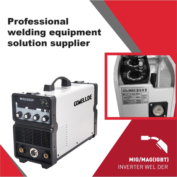Quality DC Inverter Portable MIG Welding Machine 220V inverter Technology  With Wire Feeder for sale