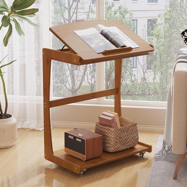 Quality Sofa Side Table, Freestanding Bedside Coffee , Convertible Top Rack with Storage, Working and Study Desk for sale