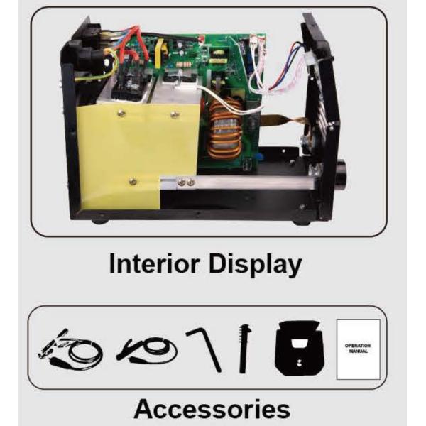 Quality Compact DC Inverter MMA Welder with Efficient Heat Dissipation and Half-Bridge for sale