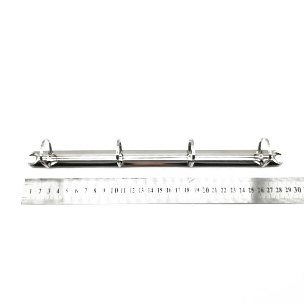 Quality D Ring Binder Mechanisms 4 Ring File Clip Silver Stationery Accessory for sale