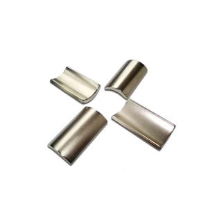 Quality Customized NdFeB Composite Curved Magnet for Permanent Magnet Brushless DC Wheel for sale