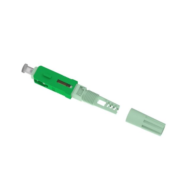 Quality SC APC Fiber Optic Fast Connector for Network Field Assembly Return loss APC for sale