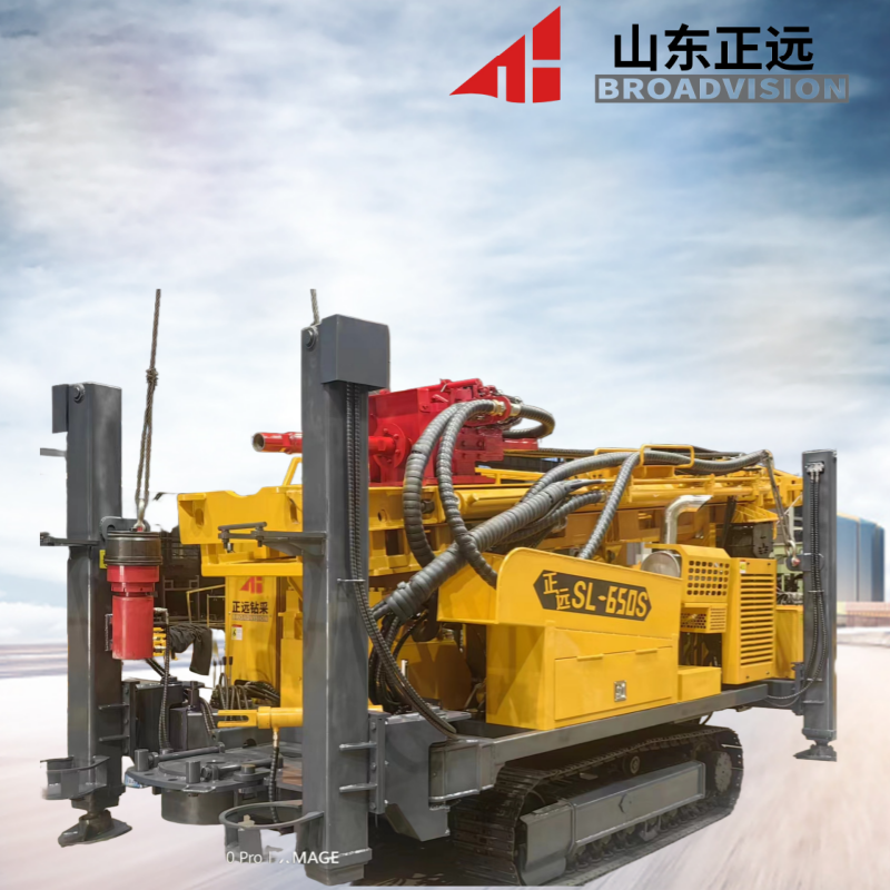 Quality 650-meter fully hydraulic multi-functional crawler water well drilling rig for sale