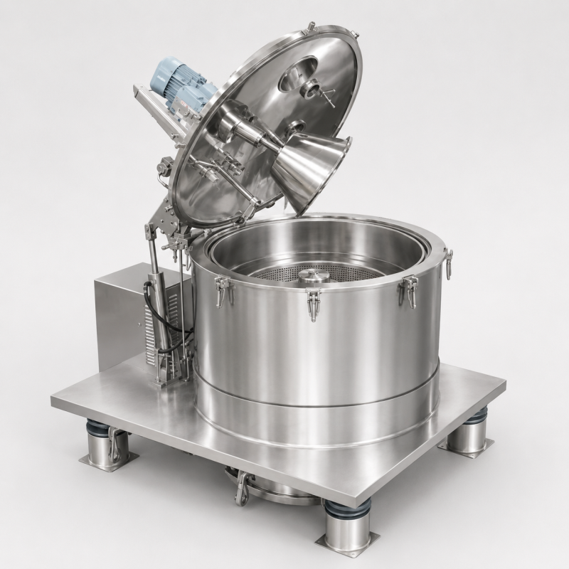 Quality Fine Chemical Crystal Dewatering Top Discharge Centrifuge for sale