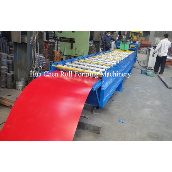 Quality 3kw Color Steel Plate Rolling Shutter Machine 18rows PLC Control for sale