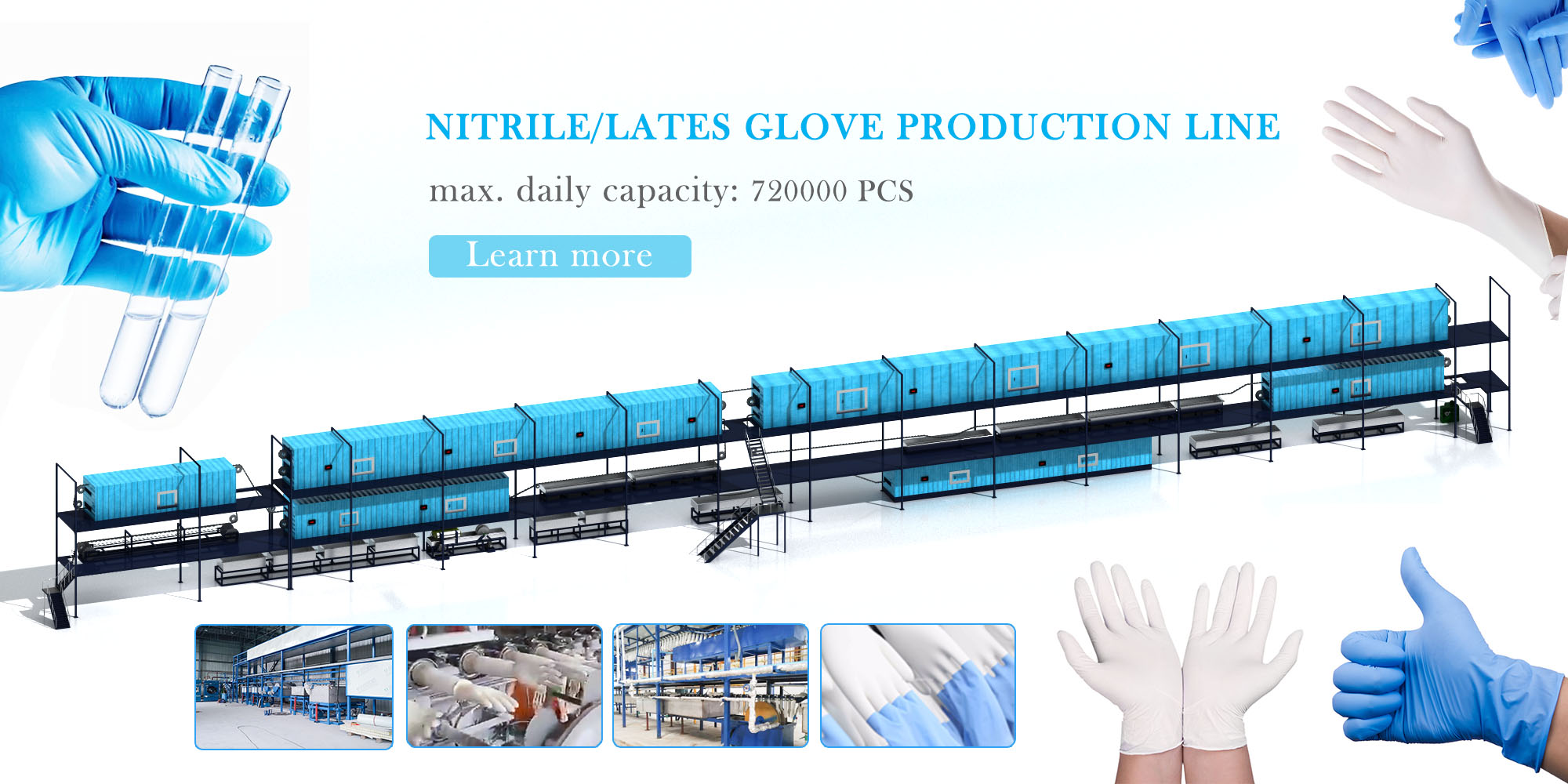 surgical glove making machine