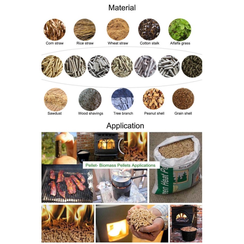 wood pellet making machine