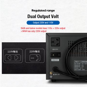 Quality Single Three Phase Automatic Voltage Stabilizer Steel Case Pure Copper Coil for sale