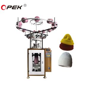 Quality 2024 Pattern Weaving Works for Automatic Circular Rib Hats Knitting Machine for sale