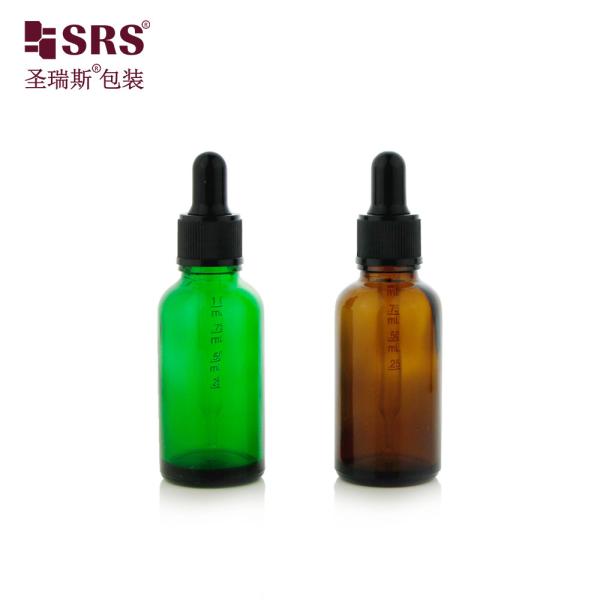 Quality D002-100ml Round Glass Empty Dropper Bottles Leak Proof for Essential Oil for sale