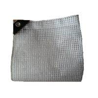 Quality Durable Mesh PE Tarpaulin Waterproof Woven Fabric Lamination Tarpaulin for sale