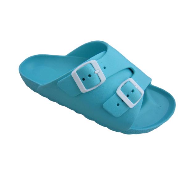 Quality Easy Clean Adjustable Double Buckle Band Slide Sandals for sale
