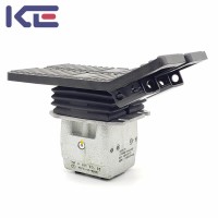 Quality Alloy Steel Hydraulic Foot Pedal Valve Silver Excavator Foot Control Valve for sale