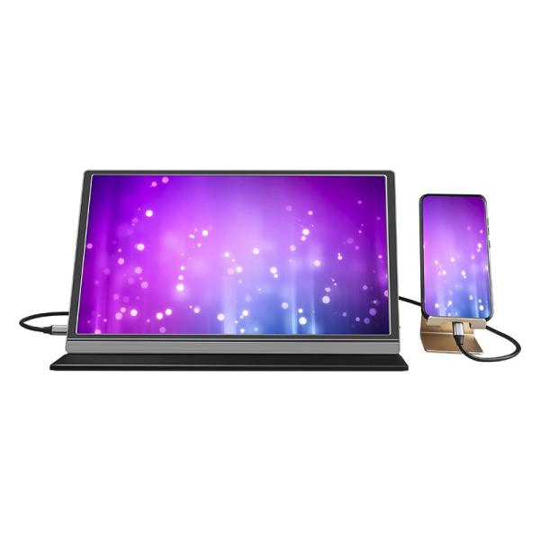 Quality 1080P Full Metal Case 15.6" USB C Mobile External Display For Game Console for sale