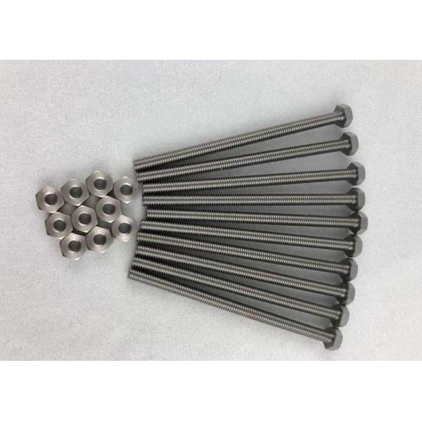 Quality High Temperature 2610C 99.95% Molybdenum Machined Parts Molybdenum Nuts for sale