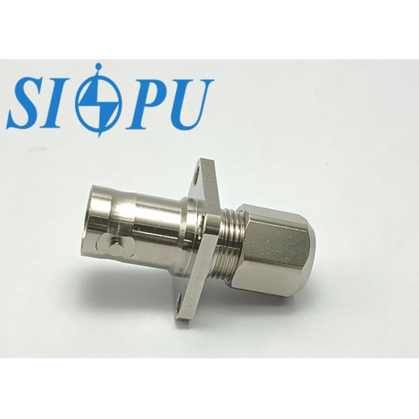 Quality BNC Female RF Coaxial Connector – Flange Mount, for RG142/U Cable for sale