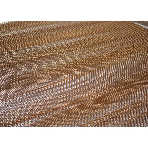 Quality Free Install Aluminum Weave 5x5mm 6x6mm Metal Cloth Curtain for sale