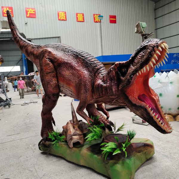 Quality Theme Park High-quality Realistic Animatronic Dinosaur T-rex Model for sale