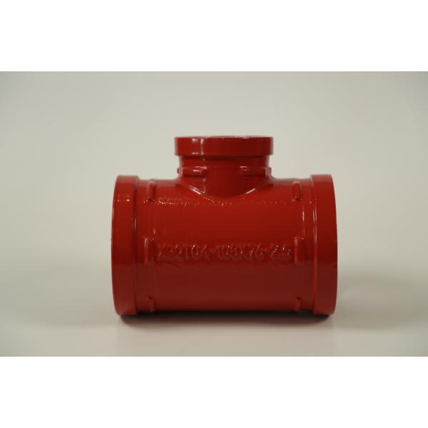 Quality Epoxy spraying Grooved Tee Fittings Ductile Iron Tee Fittings CCC for sale