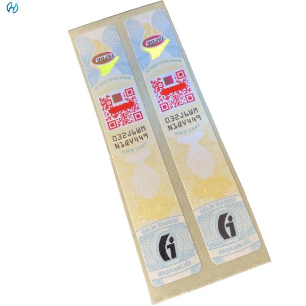 Quality CMYK/Pantone Security Seal Stickers Customized and Trustworthy for sale
