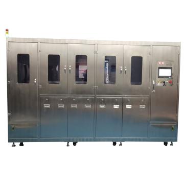 18KW Antiwear Plastic Tote Washer , Durable Plastic Tray Cleaning Machine