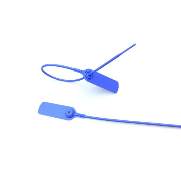 Quality Print Laser/Hot Stamp 400mm Adjustable Plastic Locking Strip Seal With Metal for sale