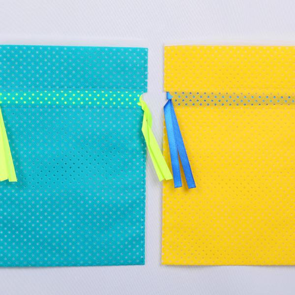 Quality 12x16 Inch Non-Woven Drawstring Gift Bags Bulk Wholesale for sale