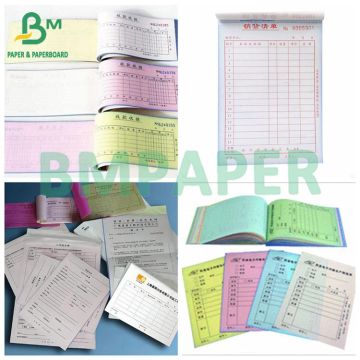 60GSM Clearly Written CB White CFB CF Carbonless Duplicate Paper