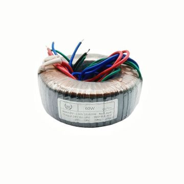 Quality Custom 60W Low Frequency Transformer Toroidal Transformer 110V 220V 230V To 12V for sale
