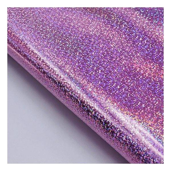 Quality Pu Holographic Mirror Leather Big Glass Pattern Grain Mirror Synthetic Artificial Faux Shoes Vanity Case Handbag Leather Fabric for sale