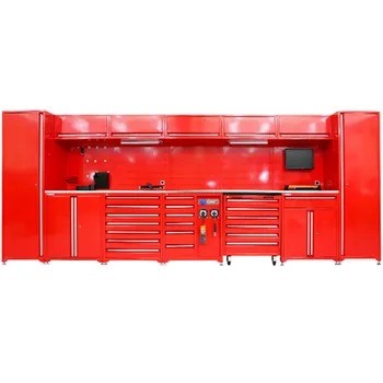 Quality Optional Multi Drawers Combination Steel Garage Cabinet Tool Box for Customized for sale