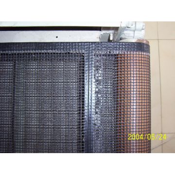 Quality Flat Black Brown PTFE Mesh Conveyor Belt Fiberglass Open Mesh 1mm Thickness for sale