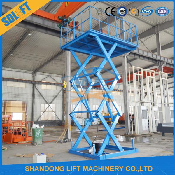 Quality Warehouse / Factory / Garage Stationary Hydraulic Scissor Lift for sale