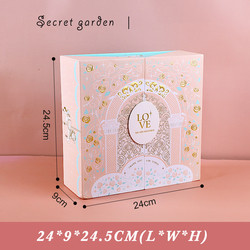 Quality Birthday Candy Package Paper Box Gift Cardboard Box With Ribbon for sale