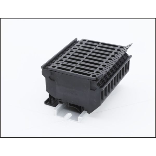 Quality 8.2mm Brass Rail Terminal Blocks 32A 800V M3 Screw PA66 / UL94-V0 for sale