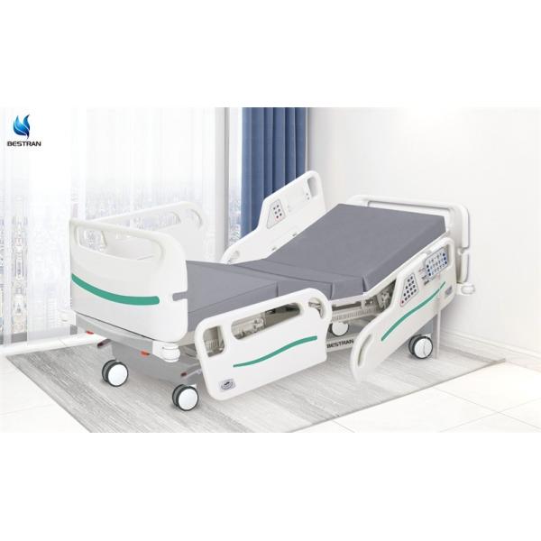 Quality Backup Battery Electric Hospital Bed adjustable With Built In Electronics On Side Rail for sale