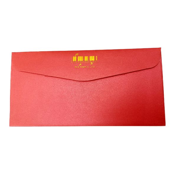 Quality New Year'S Red Envelope With Gold Gilding Edge Gold Pattern Gilding Envelope for sale